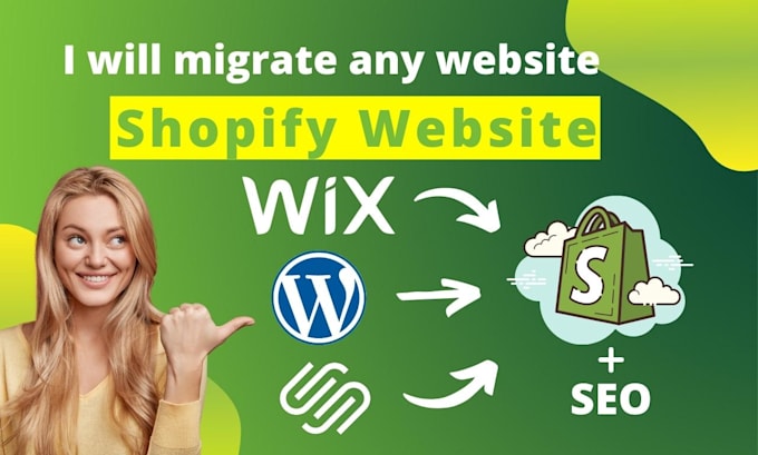 Migrate wix, woocommerce, squarespace to shopify store by Codersubhajit ... Migrate wix, woocommerce, squarespace to shopify store by Codersubhajit ...