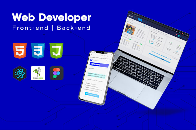 Develop a responsive react js web app by Uildesdacosta | Fiverr