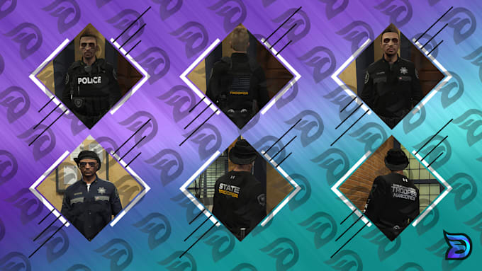 Custom clothes for fivem by Dbdied | Fiverr