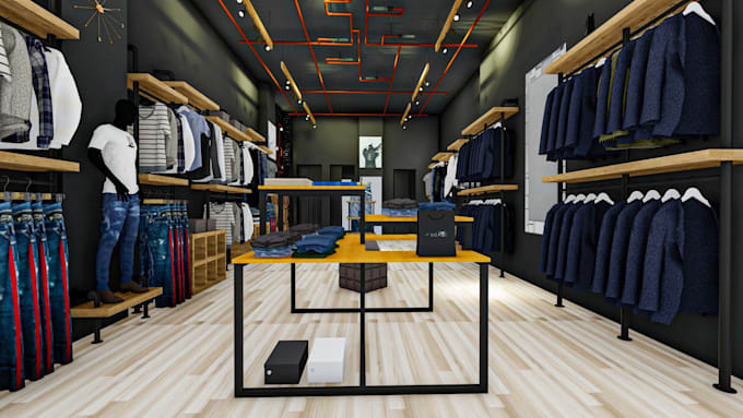 Design and render your 3d retail stores, shops, interior by ...