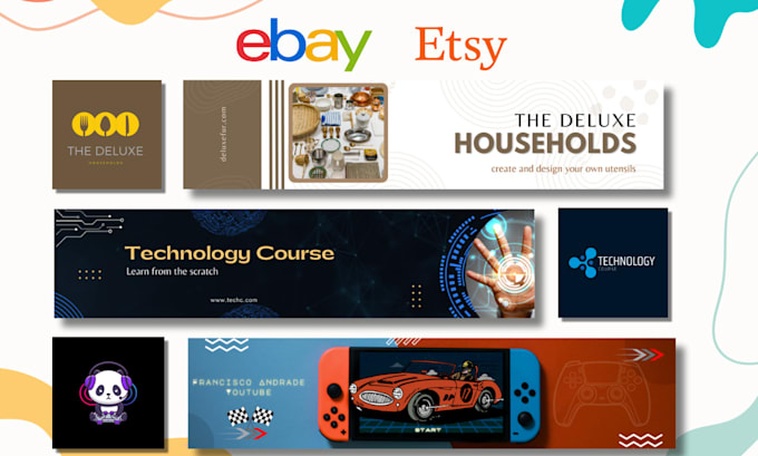 Design logo and banner for ebay store by Akifmansoor | Fiverr