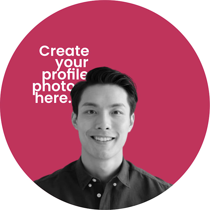 Create your portrait photo as a profile photo for social media by ...