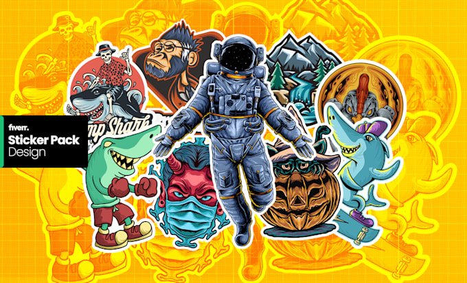 Create a rare sticker design by Faudzanachyar | Fiverr