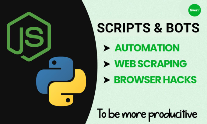 Automate your tasks, python script, data scraping, bots by Project2sell ... Automate your tasks, python script, data scraping, bots by Project2sell ...