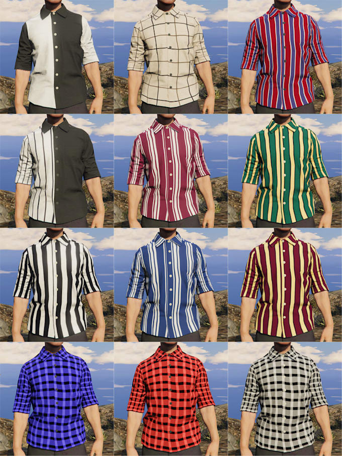 Create custom clothing for your fivem server by Neruumi | Fiverr