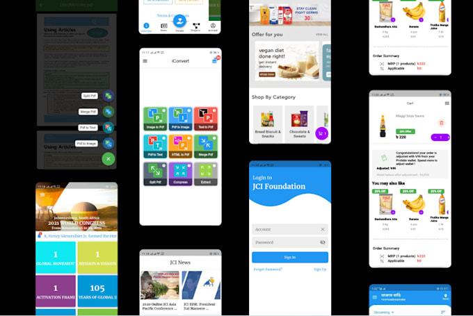 Develop custom android and ios app using flutter by Delwar36 | Fiverr