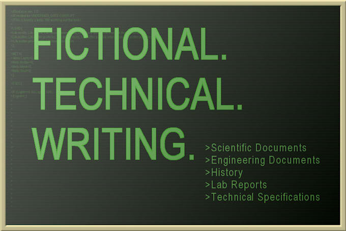 Write fictional technical documents by Konigstein | Fiverr