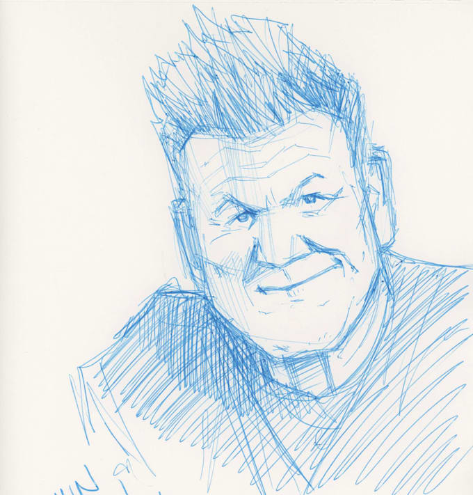 Draw quick fun portraits sent to your phone by Toddbeats_art | Fiverr