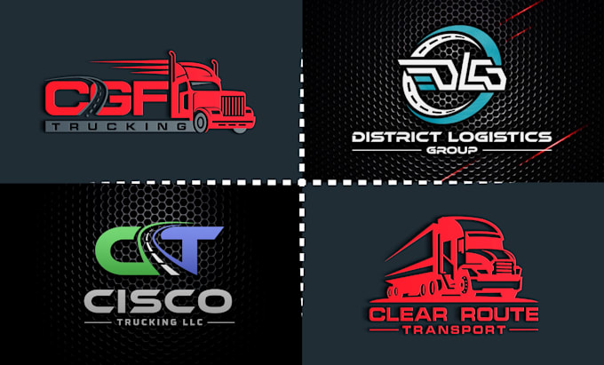 Do transport logistics trucking dispatching logo by Nh_naim | Fiverr