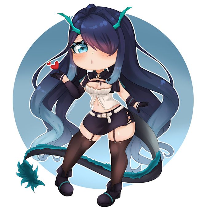 Chibi style design for characters by Yukocchiart | Fiverr