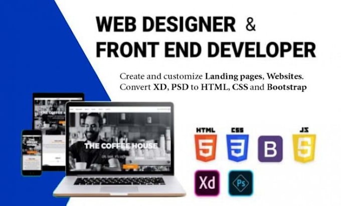 Design responsive website using html css by Humaamanwar100 | Fiverr