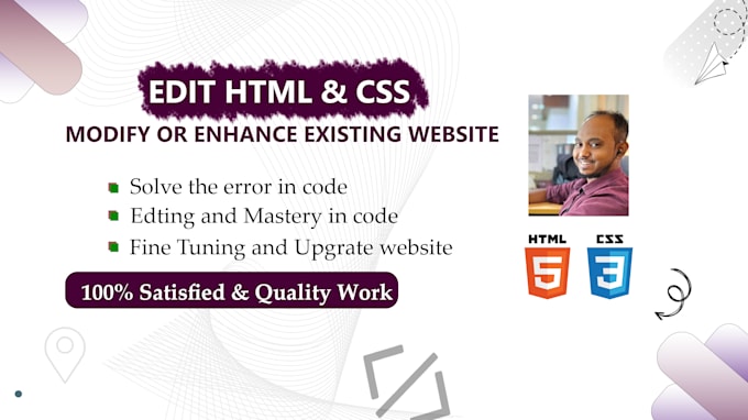 Redesign and customize html css websites by Mdmazharulis152 | Fiverr