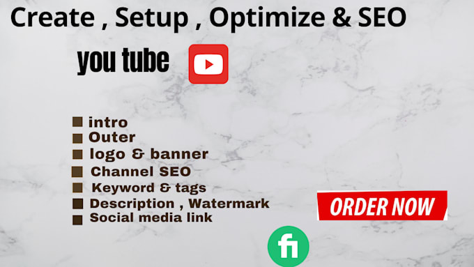 Create, setup and optimize youtube channel, existing and new by ...