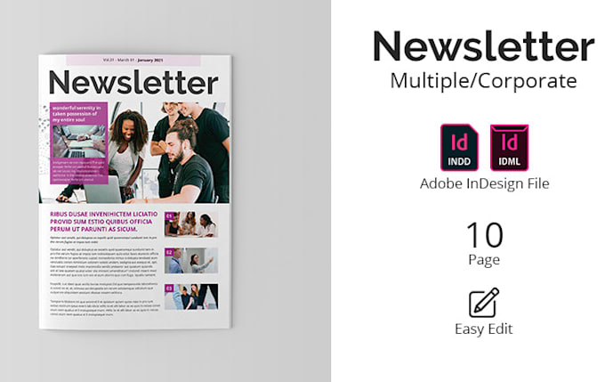 Do professional magazine, newsletter, catalog layout design by Jerry ...