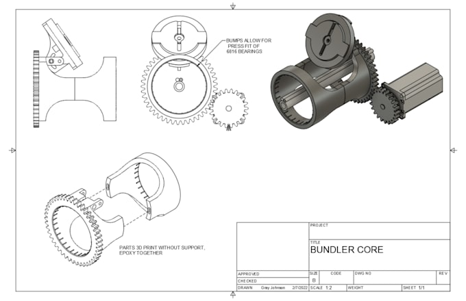 Create 3d models and technical drawings for your parts by ...
