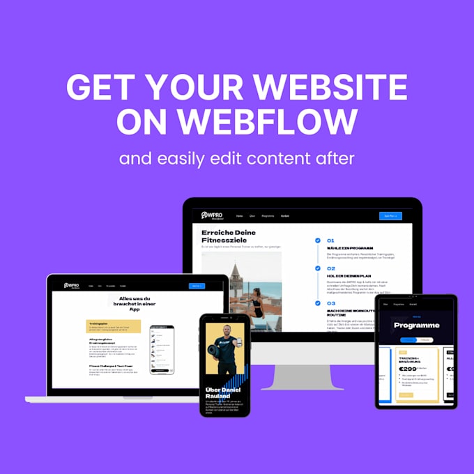 Develop a responsive webflow website by Marianasilva623 | Fiverr
