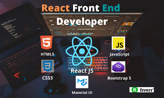 Be your front end react js website, web developer by Supriya_devnath ...