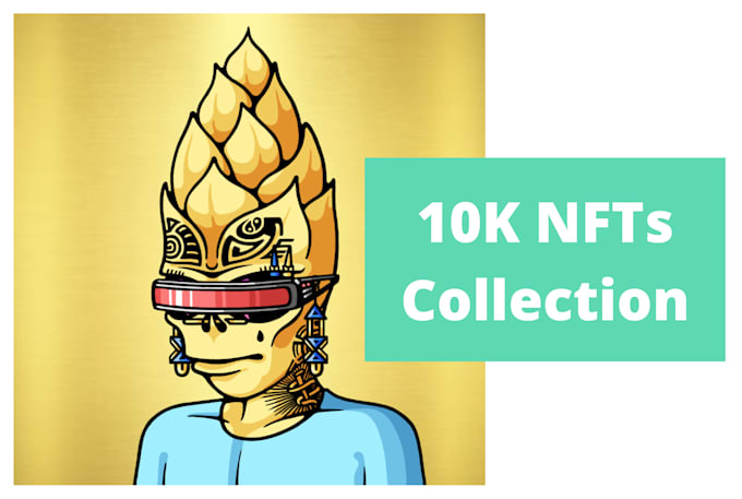 Draw 10k nft art collection by Nft_wolf07 | Fiverr