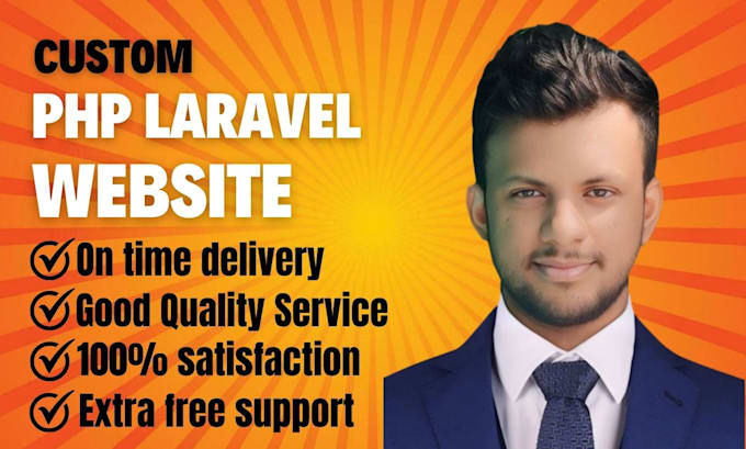 Fix or develop any custom php laravel website by Anikacharjee58 | Fiverr