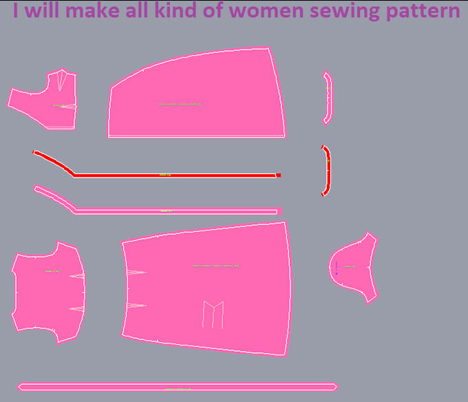 Make any type of clothing sewing pattern and tech pack by Pattern54 ...