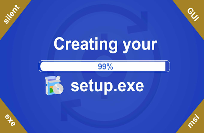 Create a windows installer for your application, exe or msi by ...