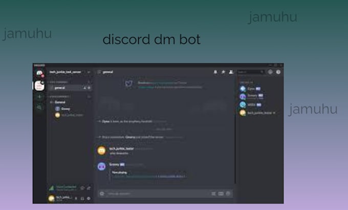 Make discord dm bot, mass dm bot, discord bot by Jamuhu | Fiverr