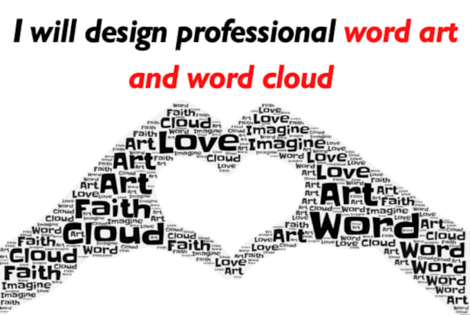 Design professional word art and word cloud by Hamnadesigner5 | Fiverr