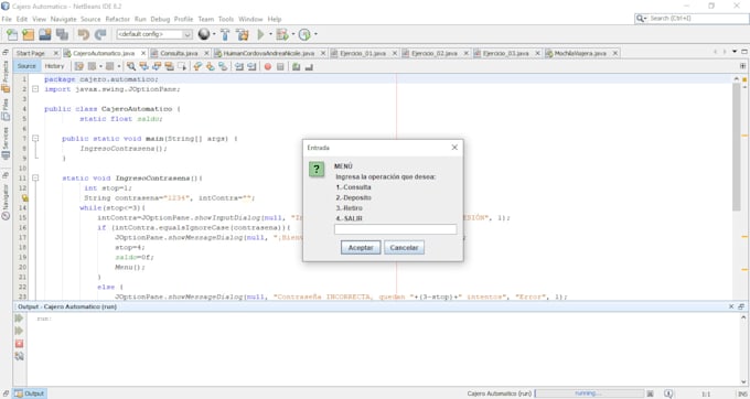 Hacer prácticas de java l netbeans by Jazmin_brv | Fiverr