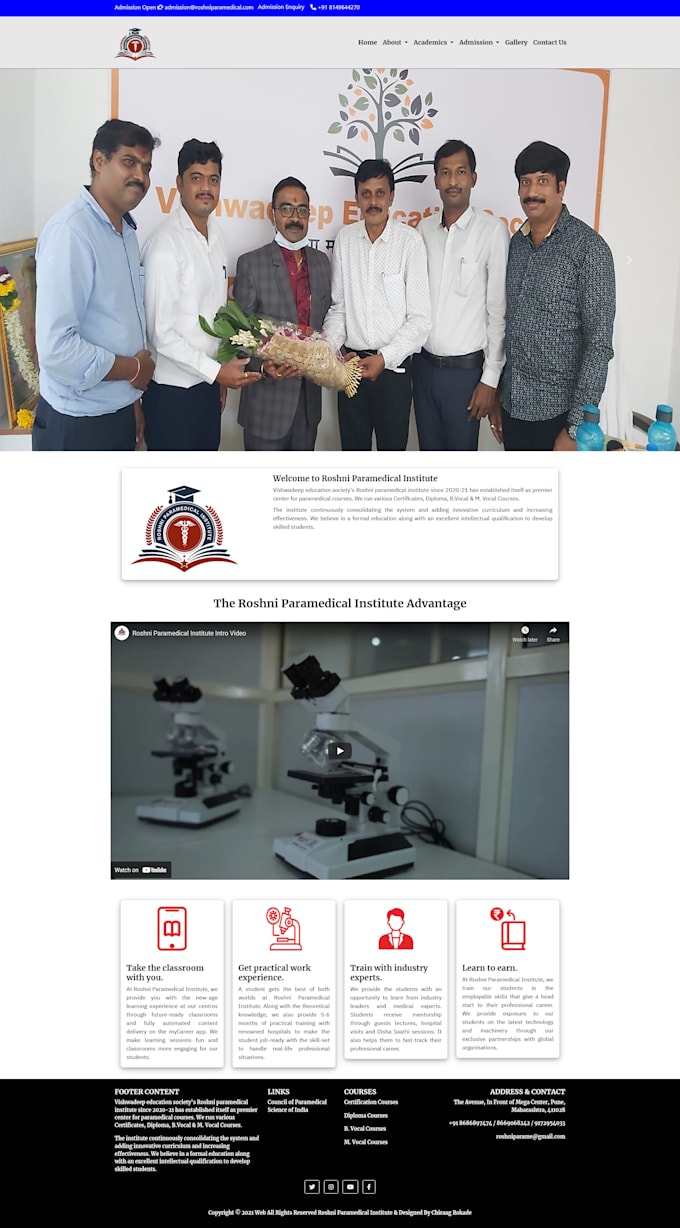 Design a professional website for your business by Chiraagrokade | Fiverr