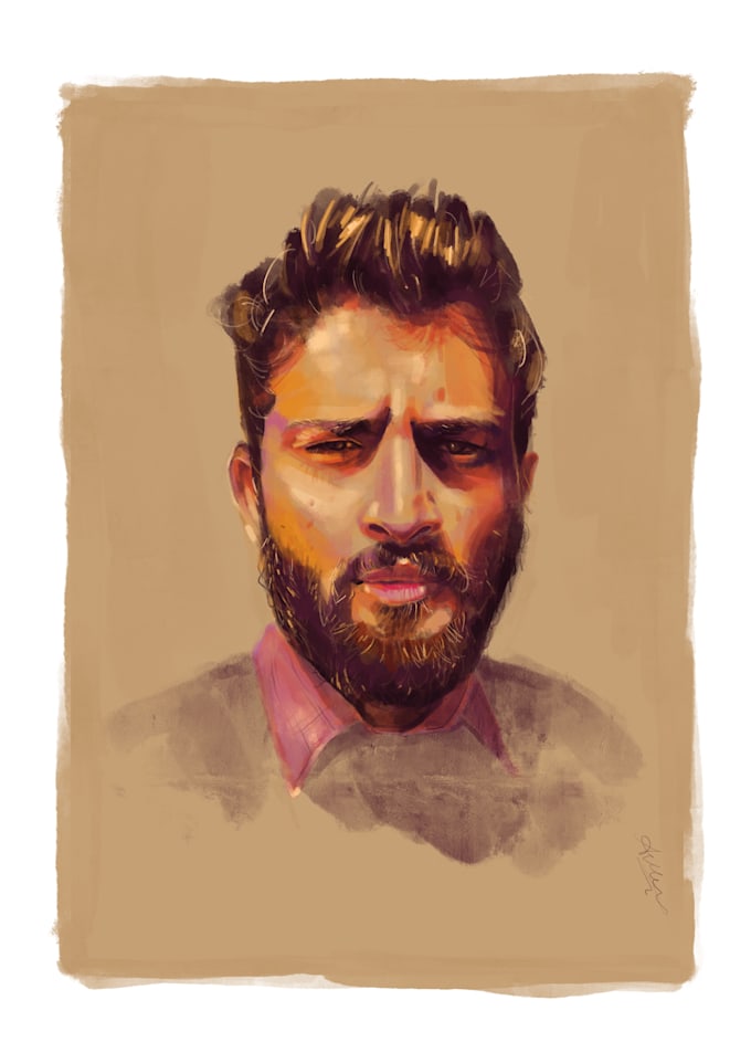 Create stylized and personalised portraits by Kavyameghana | Fiverr