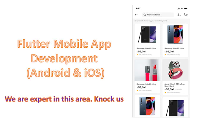Develop android and ios app using flutter by Mdshaon | Fiverr
