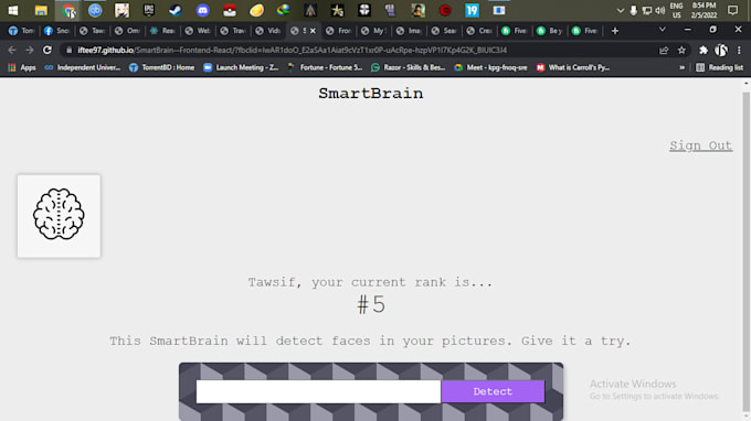 Make a professional website application using react by Tawriz | Fiverr