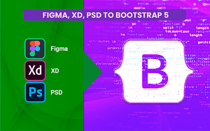 Convert figma to bootstrap 5, xd, psd or figma to code by Mohiuddinrahat | Fiverr