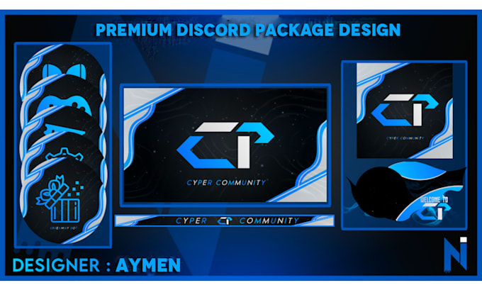 Design discord headers, logo, banner for your server by Aym3en | Fiverr