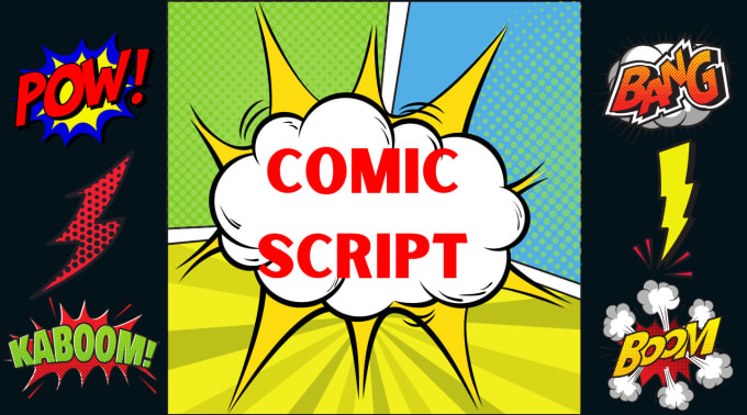 Write your comic book script by Itoomoo | Fiverr