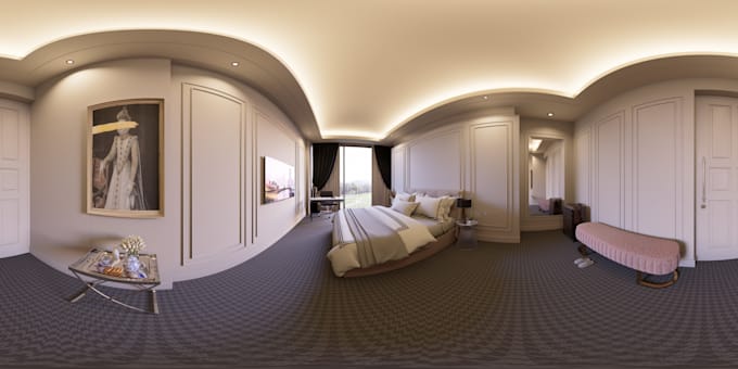 Render a 360deg vr view of your interior design by Benjo179 | Fiverr