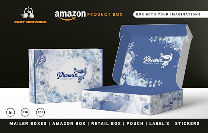 Design mailer box, product box and pouch with 3d mockup by Anamarcel ...
