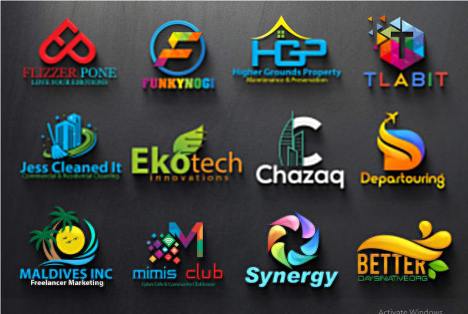 Design an awesome 3d logo design by Samreen_experts | Fiverr