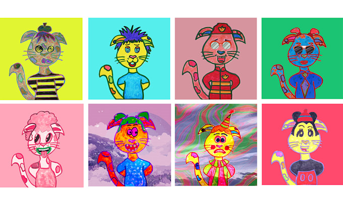 Create psychedelic nft collection and trippy nft art by Kaneygillani ...