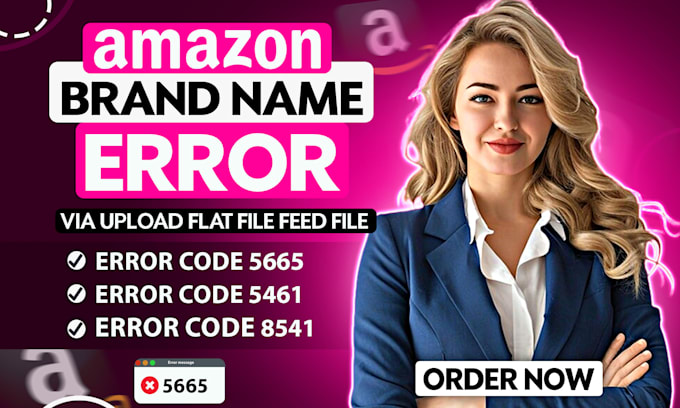 Change amazon listing brand name or fix brand name issues errors or title issues by Zarnabmalik ...