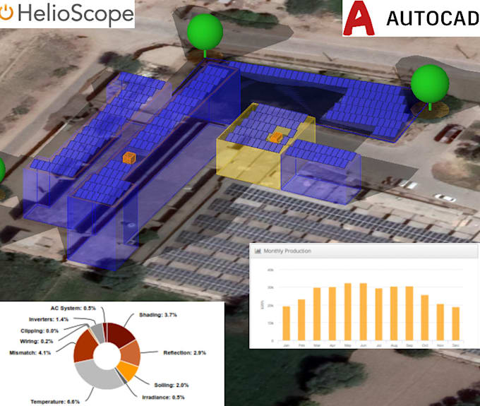 Make solar pv simulations on helioscope and pvsyst by Dawoodahmad834 ...