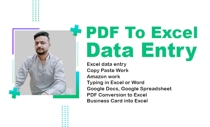 Pdf to excel data entry by Imshehroz | Fiverr