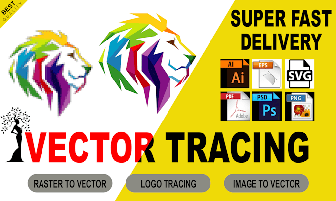 Vector tracing , redraw logo to ai,eps,svg,png,pdf by Jessica_logo2 ...