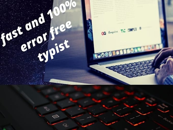 Do fast typing, pro typist,retype scanned pages,pdf to word by ...