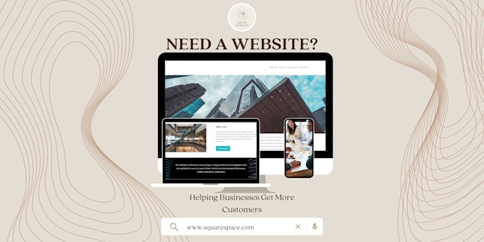 Design a unique and modern website on squarespace by Niche_designs | Fiverr