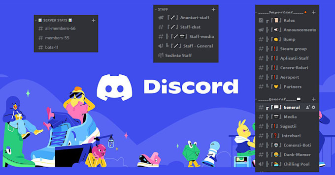 Create a nice discord server for your needs by Shtreetkyd | Fiverr
