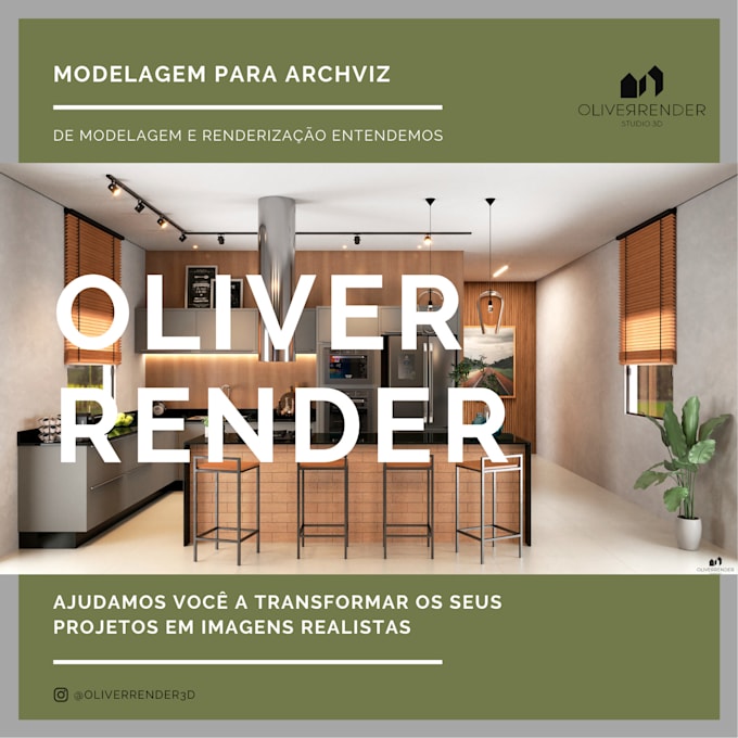 Oliver render studio 3d by Oliverrender | Fiverr