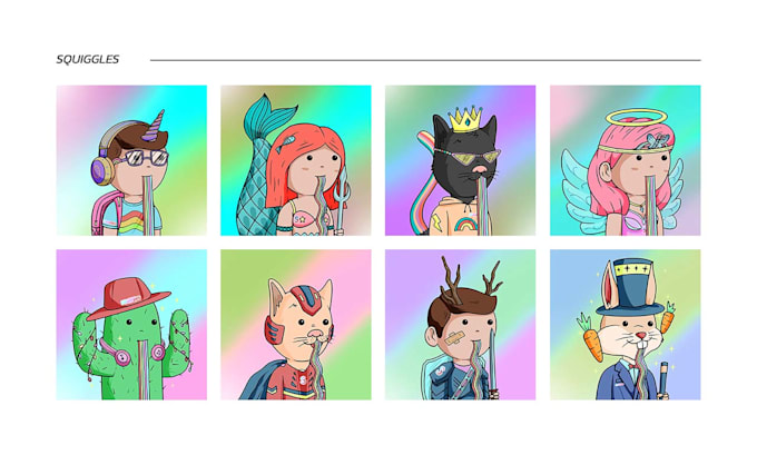 Create custom character for your nft collection by Fredoep | Fiverr