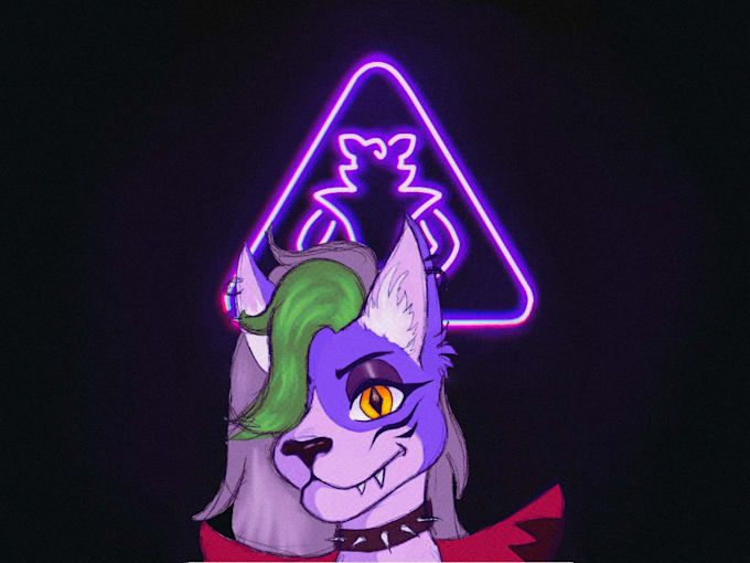 Draw anthro digital art, headshot or fullbody by Voidscorridor | Fiverr