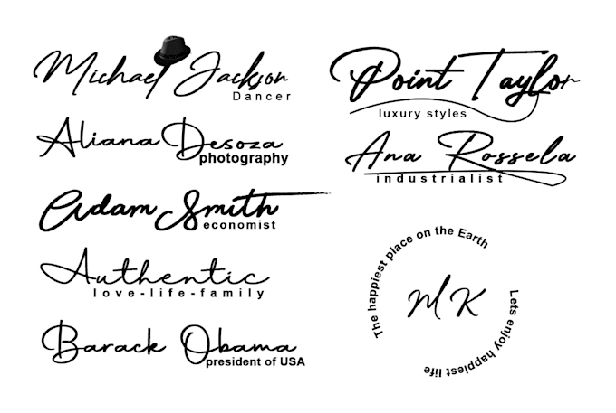 Design unique, attractive, elegant, eye catching signature logo design ...